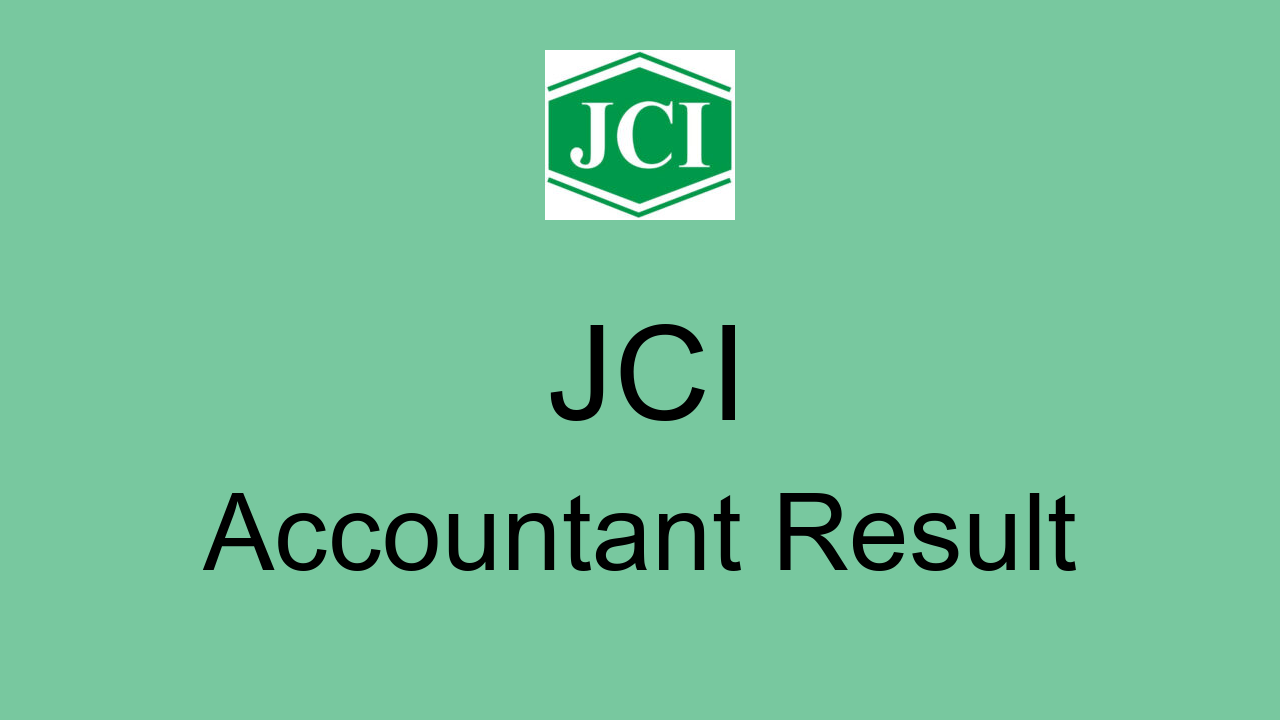 JCI Accountant Result 2021: Cut Off Marks, Merit List